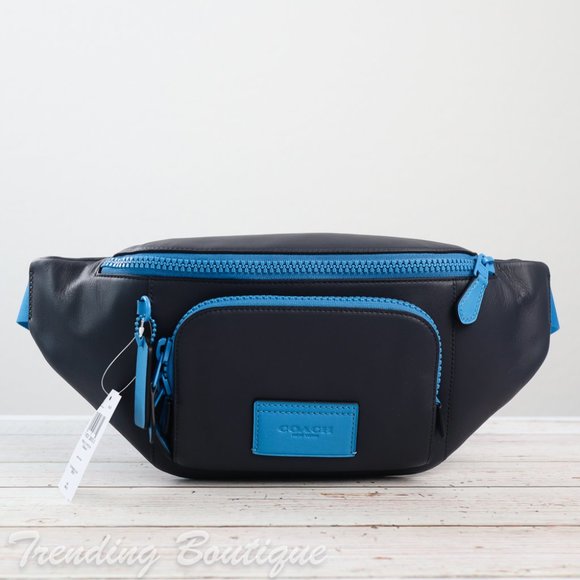 Coach | Bags | Nwt Coach Smooth Leather Track Belt Bag Fanny Pack In ...